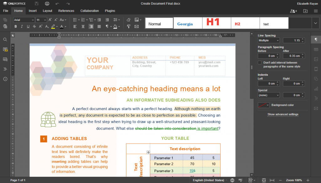 ONLYOFFICE Docs v6.3 with dark theme | ONLYOFFICE Blog