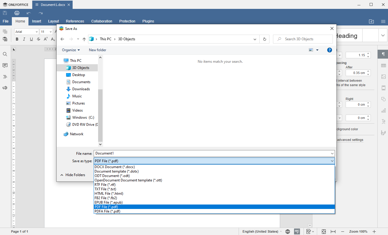 How To Convert Word To PDF ONLYOFFICE Blog