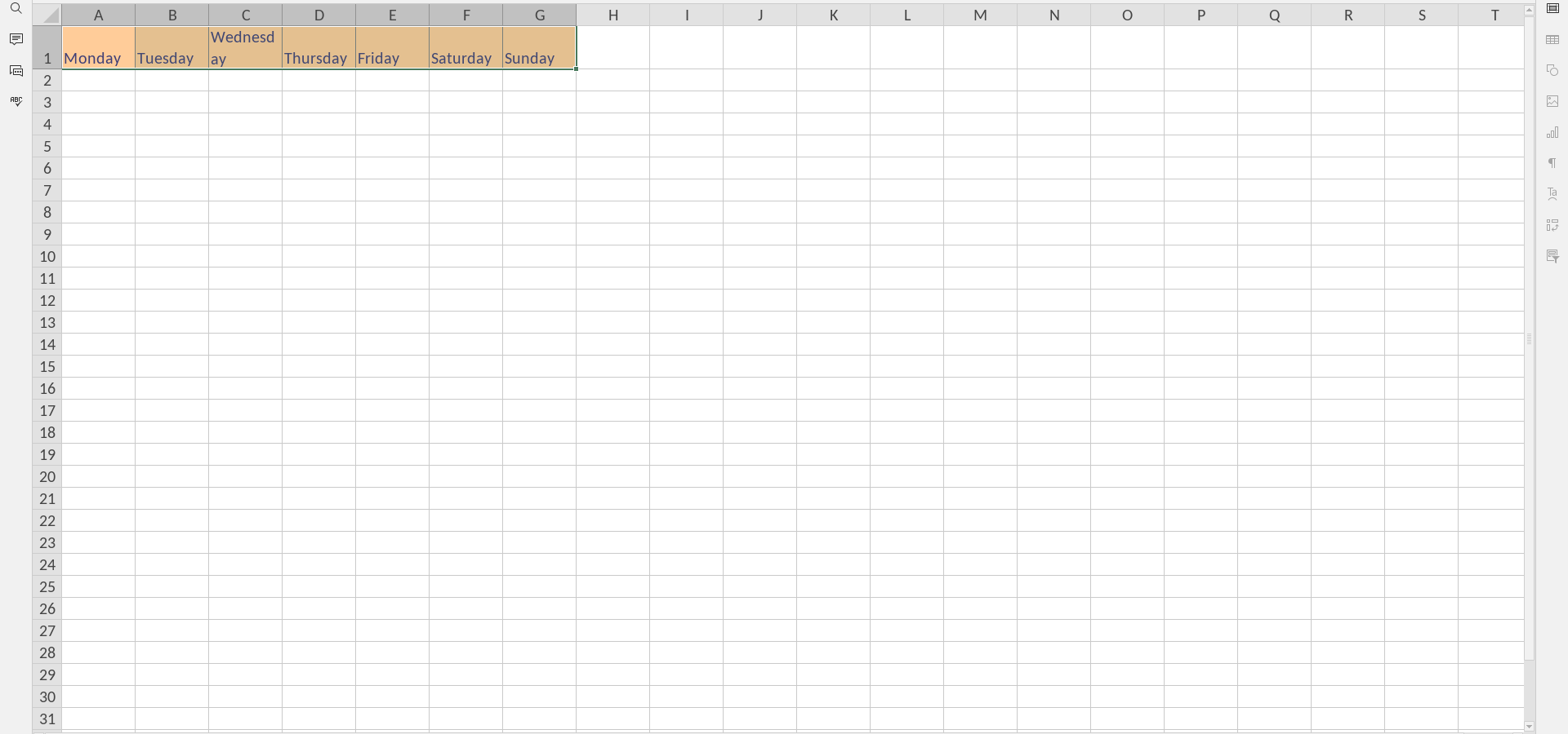 How To Make Calendar In Excel Sheet ONLYOFFICE Blog