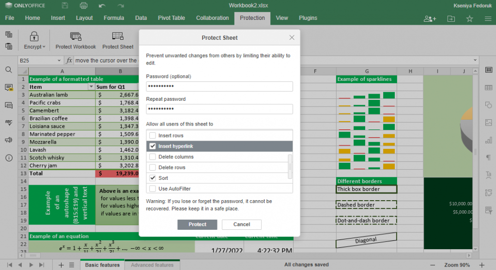How to password protect an Excel file | ONLYOFFICE Blog