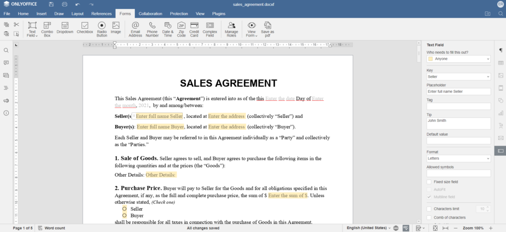 How to create fillable forms | ONLYOFFICE Blog