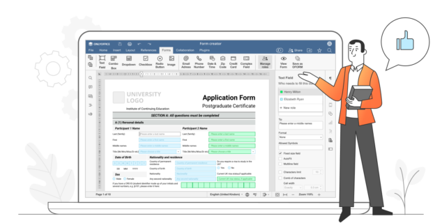 How to create fillable forms | ONLYOFFICE Blog
