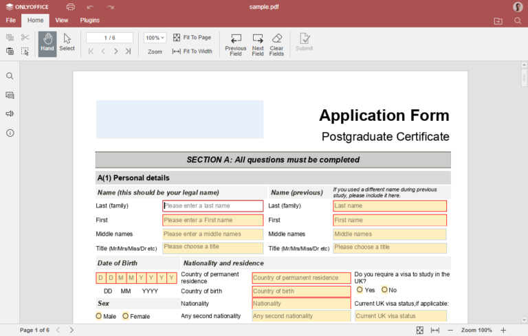How to embed fillable ONLYOFFICE forms into a web page | ONLYOFFICE Blog