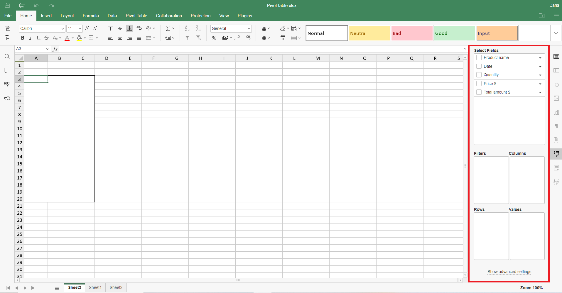 How to sort a pivot table | ONLYOFFICE Blog