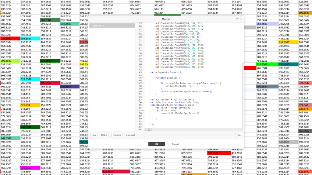 Highlight greater than values with ONLYOFFICE macro | ONLYOFFICE Blog