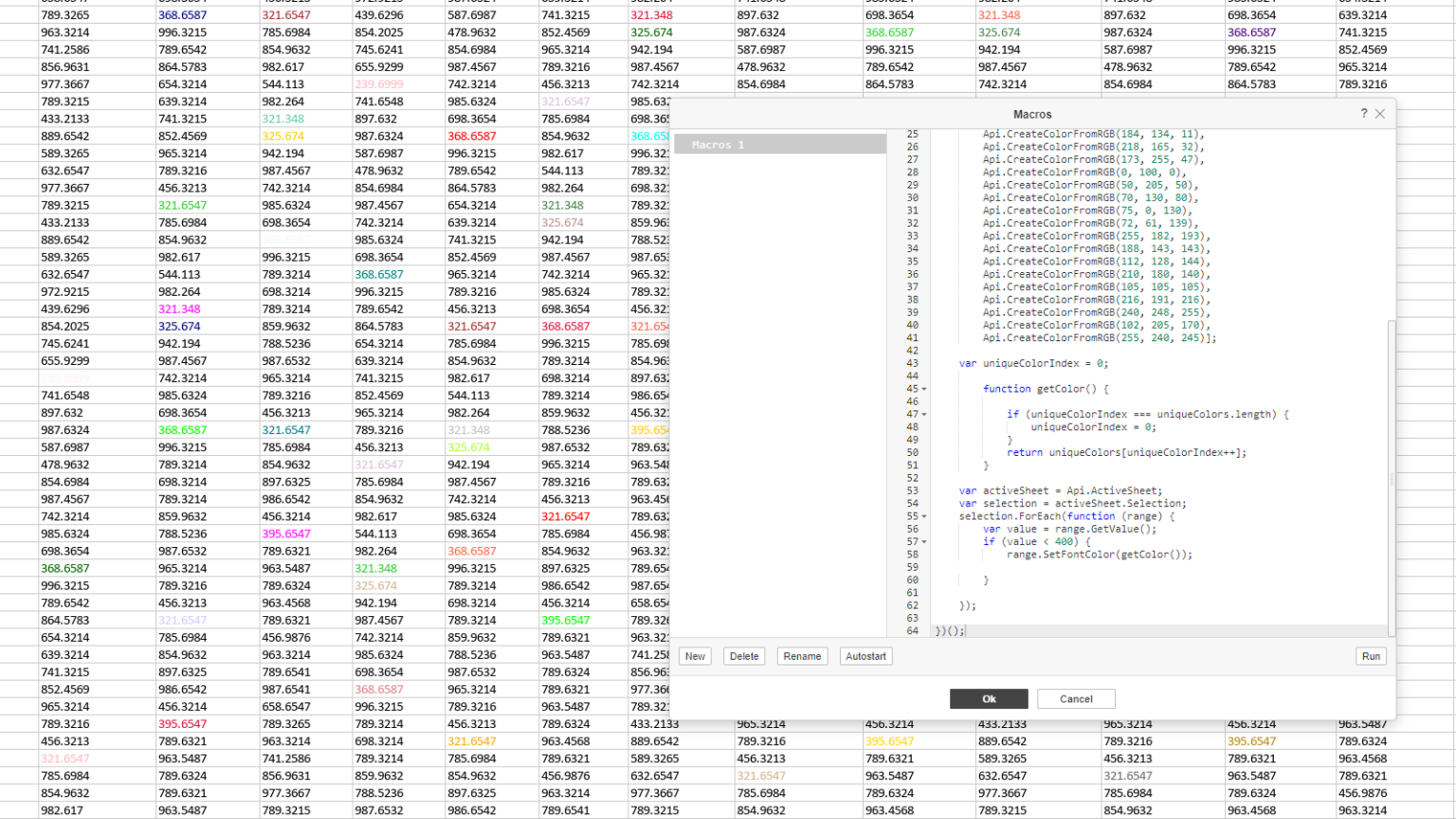 Highlight greater than values with ONLYOFFICE macro | ONLYOFFICE Blog