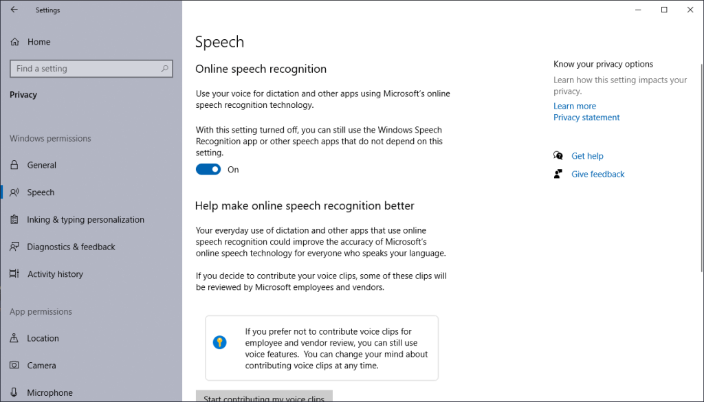 Using speech-to-text with ONLYOFFICE Desktop Editors on Windows 10 ...