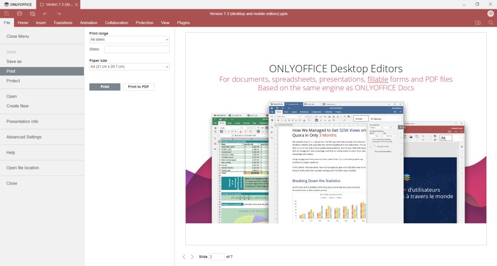 ONLYOFFICE Desktop Editors v7.3 released: roles in forms