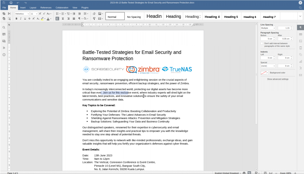 How Mailhappen uses ONLYOFFICE for event organization | ONLYOFFICE Blog