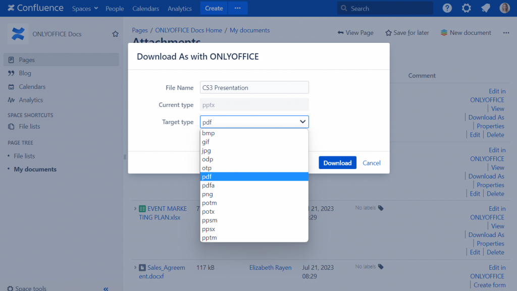ONLYOFFICE connector for Confluence: version 4.3.1 | ONLYOFFICE Blog