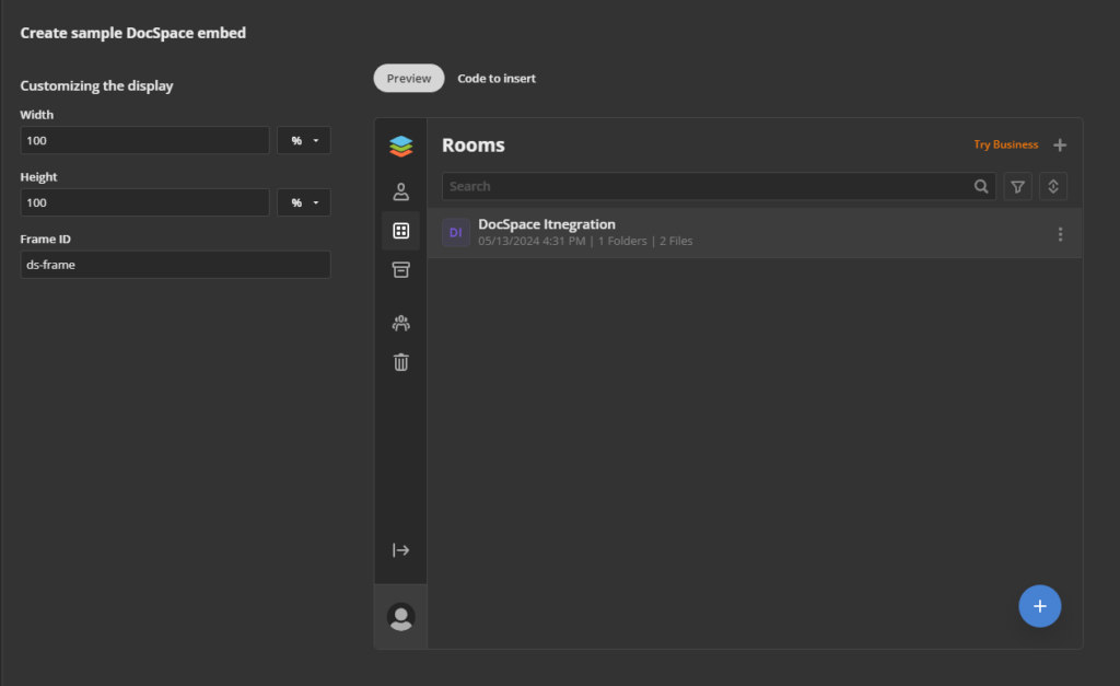 Integrating ONLYOFFICE DocSpace into a Single Page Application ...