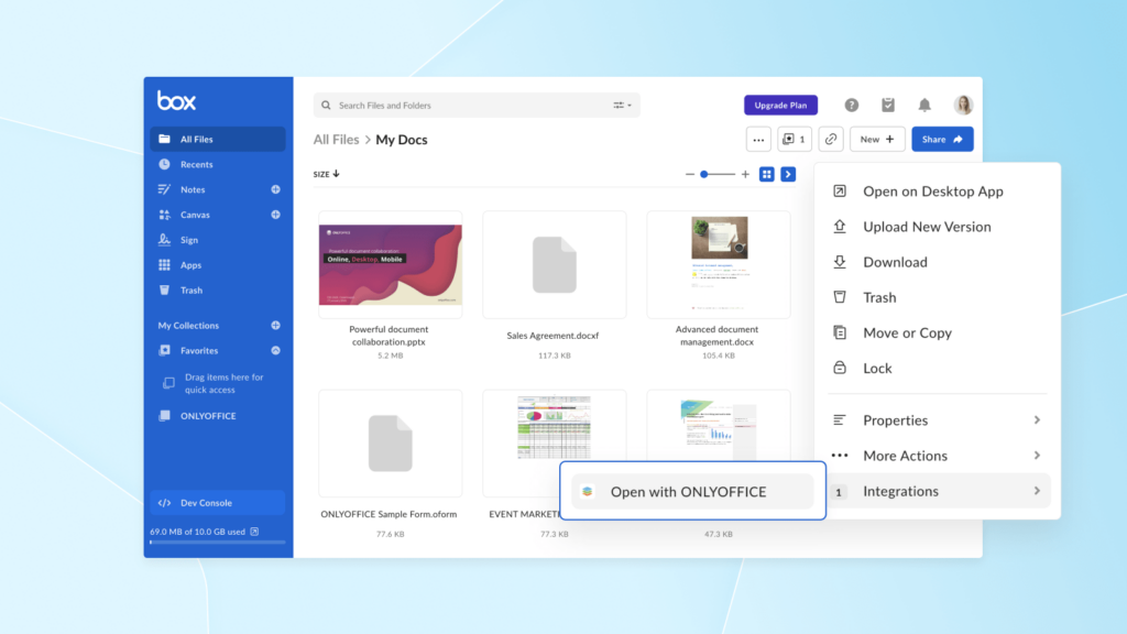 Neue Integration verfügbar: ONLYOFFICE & Box | ONLYOFFICE Blog