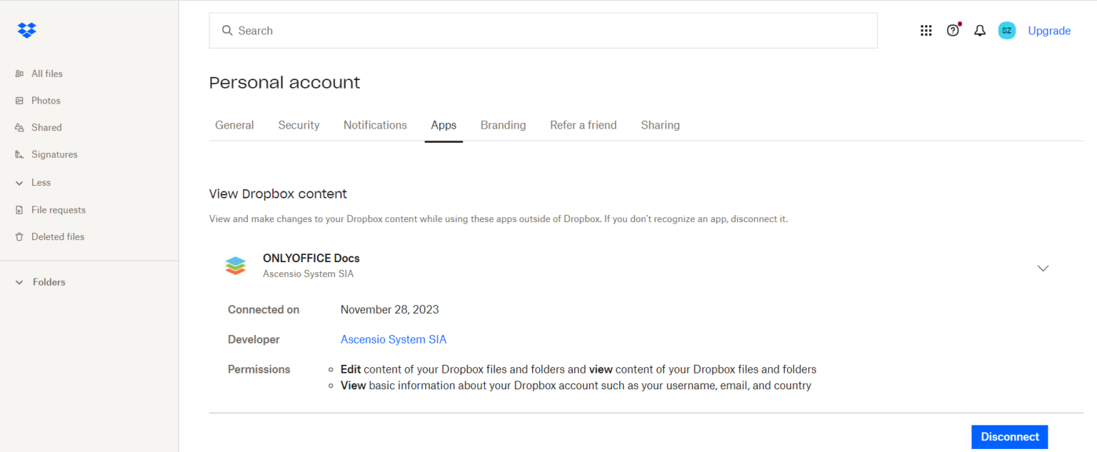 New integration available: ONLYOFFICE Docs and Dropbox