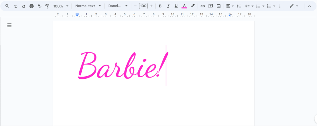 Barbie font: where to find and how to use | ONLYOFFICE Blog