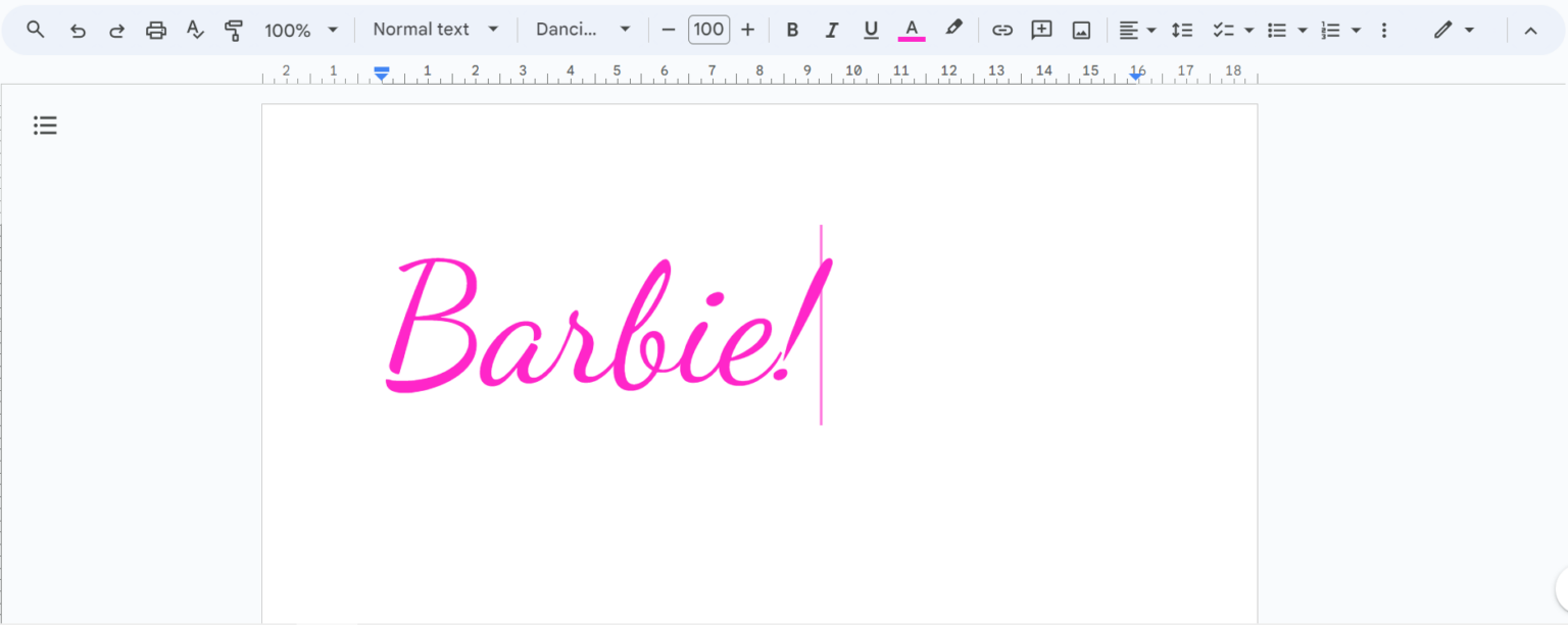 Barbie font: where to find and how to use | ONLYOFFICE Blog