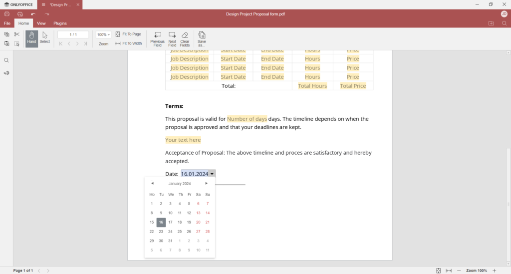 ONLYOFFICE Desktop Editors v8.0: PDF forms and RTL support