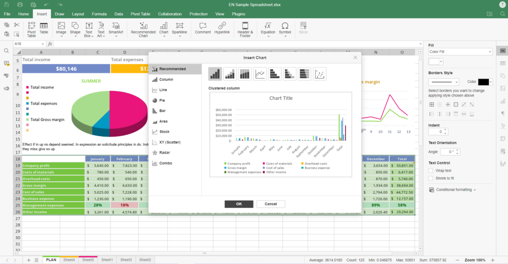 How to use Chart Wizard in Excel sheet? | ONLYOFFICE Blog