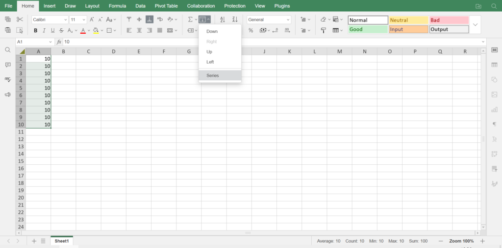 How to use Fill Series in Excel sheet | ONLYOFFICE Blog