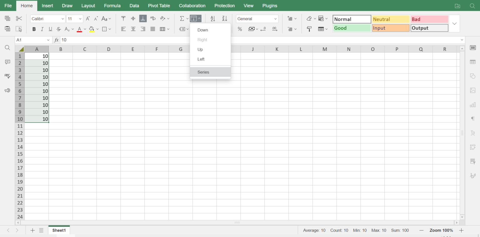 How to use Fill Series in Excel sheet | ONLYOFFICE Blog
