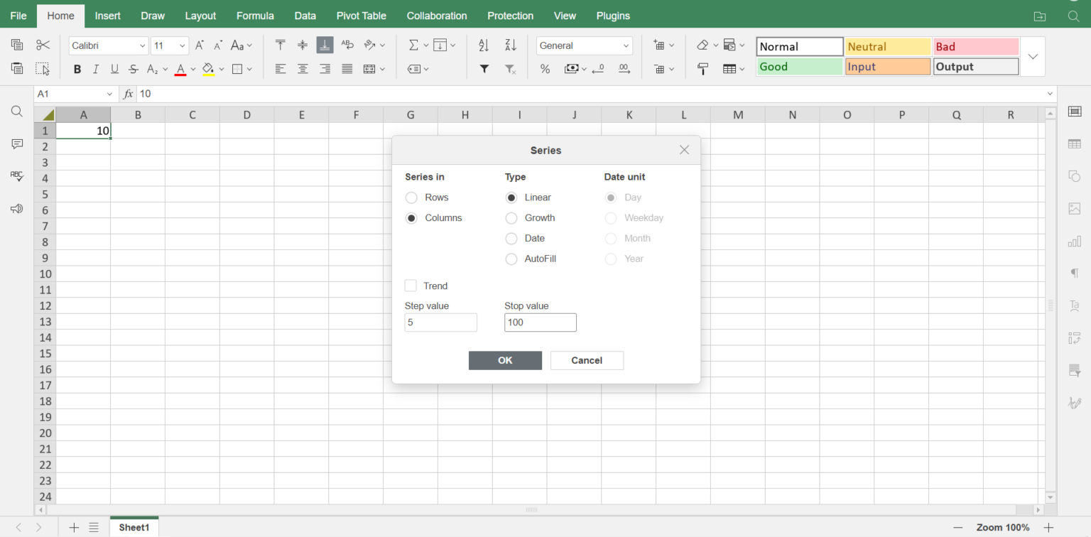 How to use Fill Series in Excel sheet | ONLYOFFICE Blog