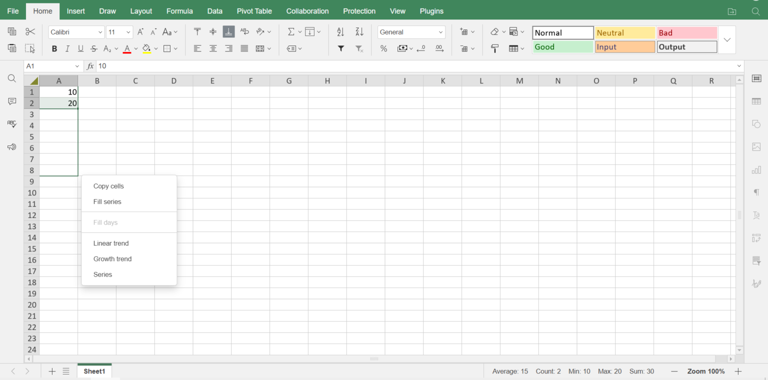 How to use Fill Series in Excel sheet | ONLYOFFICE Blog