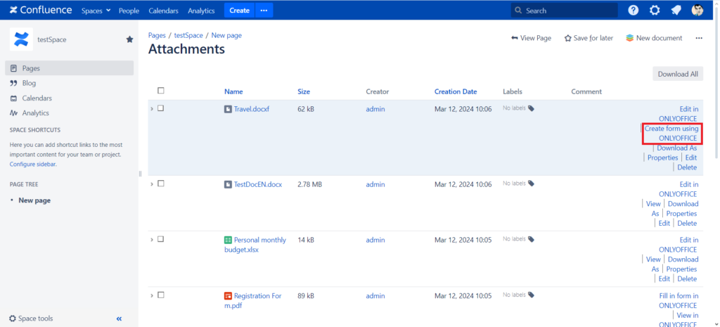 ONLYOFFICE connector v5.0.0 for Confluence released