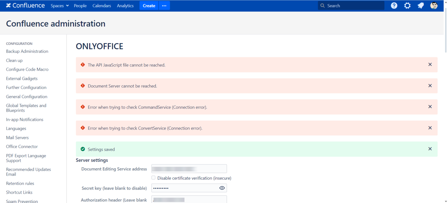ONLYOFFICE connector v5.0.0 for Confluence released