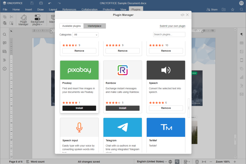 Meet the new Pixabay plugin for ONLYOFFICE | ONLYOFFICE Blog