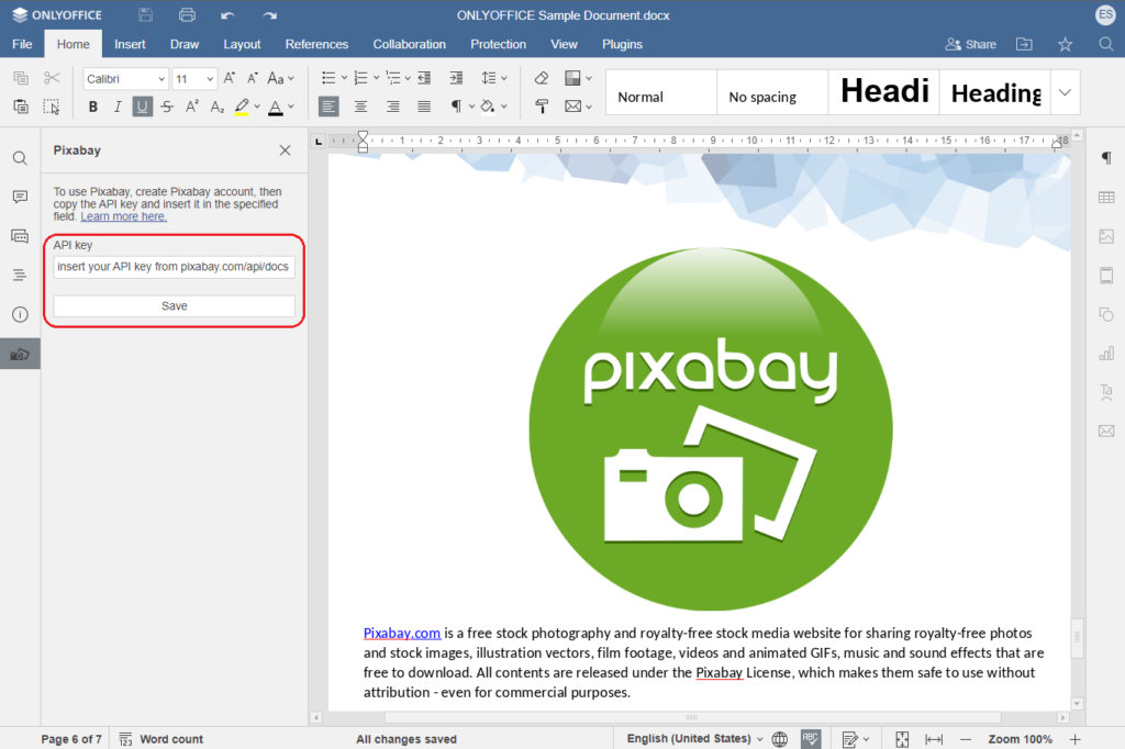 Meet the new Pixabay plugin for ONLYOFFICE | ONLYOFFICE Blog