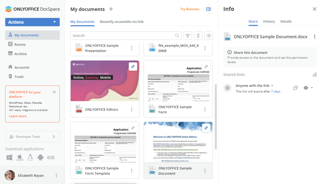 ONLYOFFICE DocSpace 2.5 released | ONLYOFFICE Blog