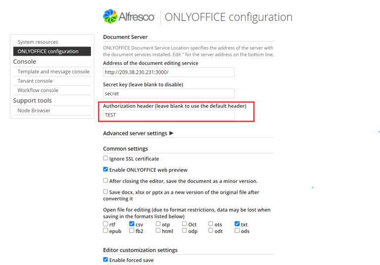 ONLYOFFICE connector v7.0 for Alfresco: PDF filling and more