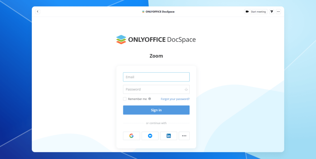 ONLYOFFICE DocSpace app for Zoom updated: account sync and file ...