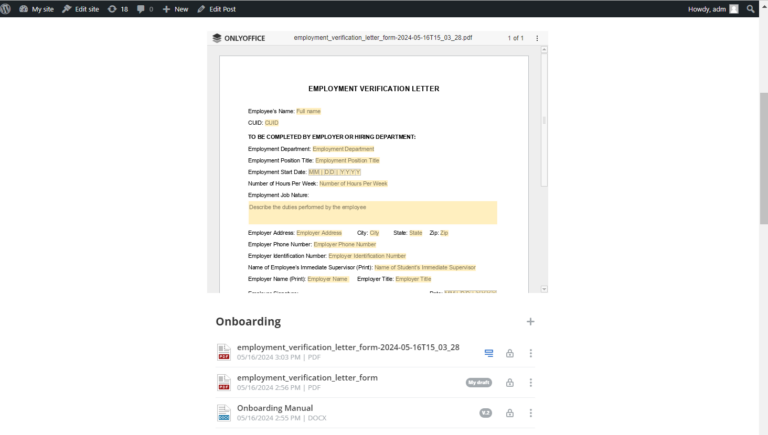 ONLYOFFICE DocSpace plugin v2.1 for WordPress | ONLYOFFICE Blog