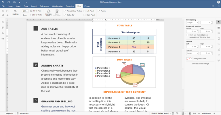 How to show and use a ruler in Word document