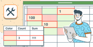 Use an ONLYOFFICE macro to calculate the sum of the highlighted cells | ONLYOFFICE Blog