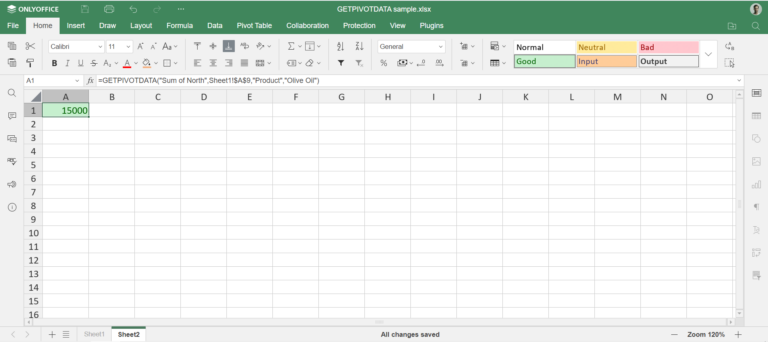 GETPIVOTDATA formula: an easy guide | ONLYOFFICE Blog