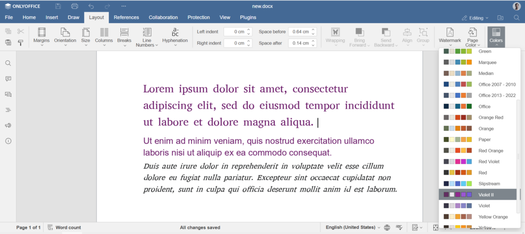 Cómo cambiar los colores del tema en Word, Excel, PowerPoint