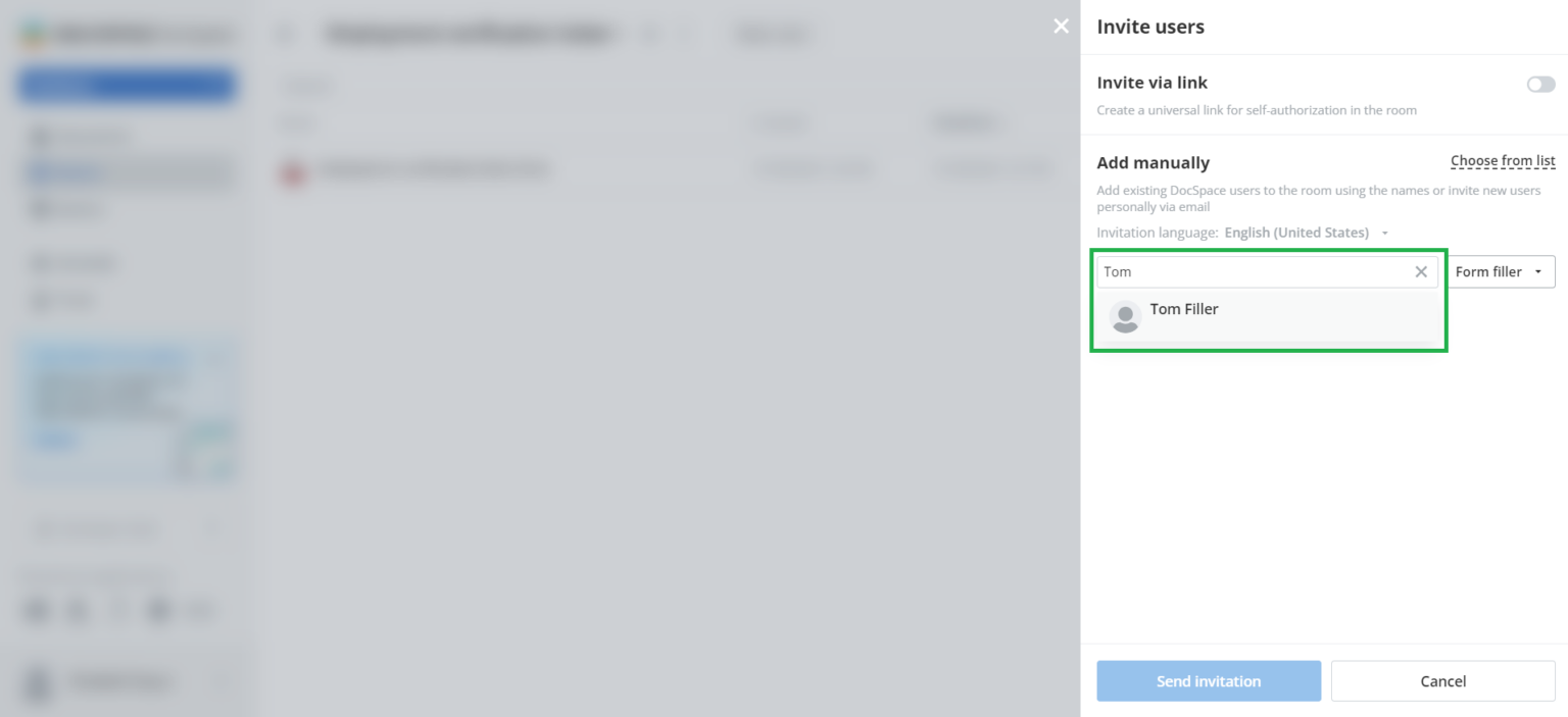 How to use form filling rooms in ONLYOFFICE DocSpace