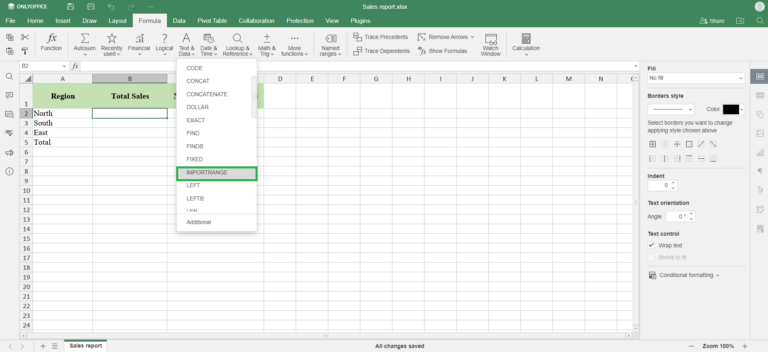 IMPORTRANGE formula: an easy guide | ONLYOFFICE Blog