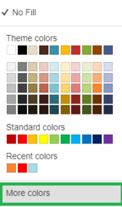 How to change background color in Word document
