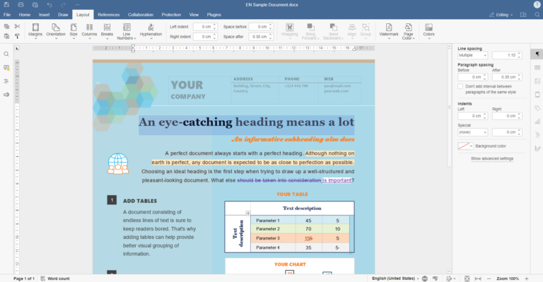 How to change background color in Word document