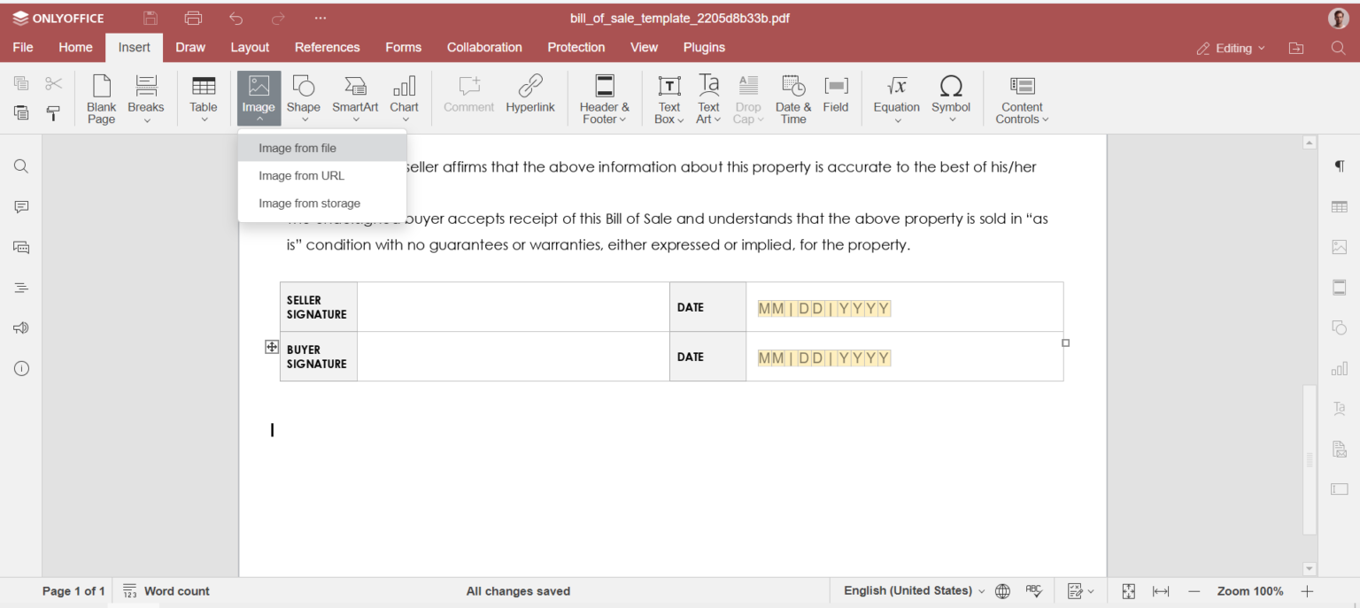 How to insert picture in PDF | ONLYOFFICE Blog