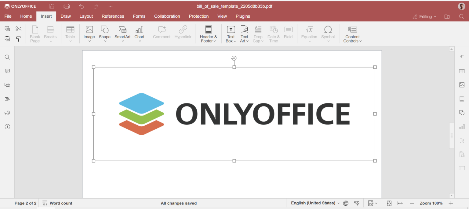 Comment insérer une image dans un PDF | Blog ONLYOFFICE