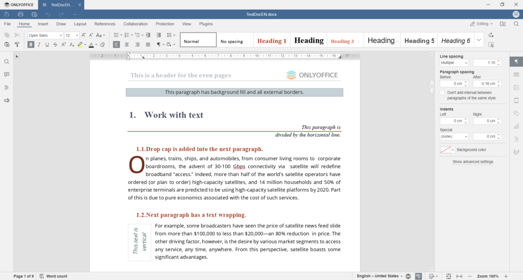 Meet ONLYOFFICE Desktop Editors v8.2: revamped interface