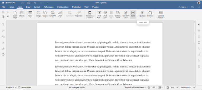 Códigos de campo en documentos de Word | ONLYOFFICE Blog