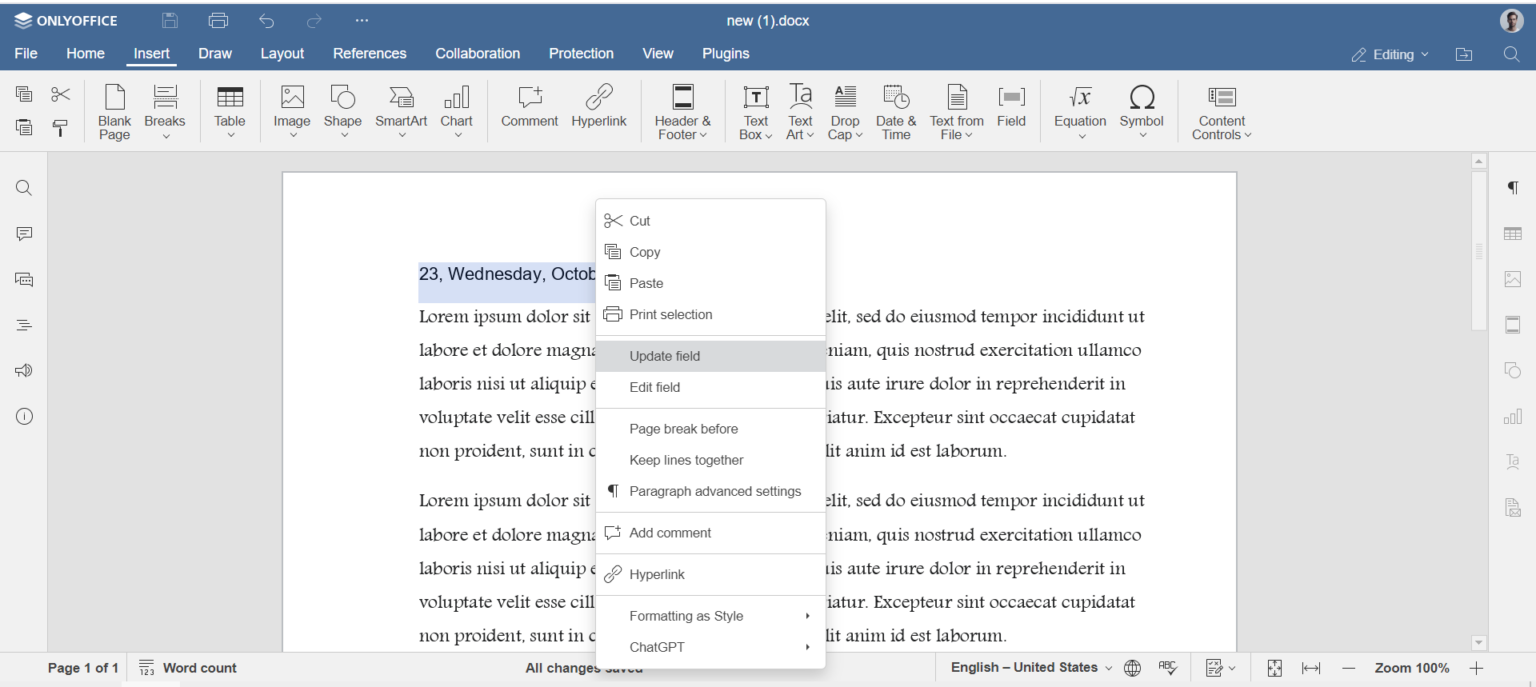 Word field codes explained | ONLYOFFICE Blog