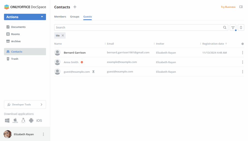 Updated user types and roles in ONLYOFFICE DocSpace