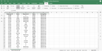 How to freeze rows and columns in Excel sheet | ONLYOFFICE