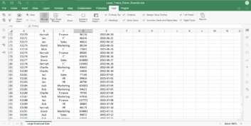 How to freeze rows and columns in Excel sheet | ONLYOFFICE