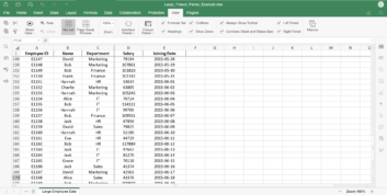 How to freeze rows and columns in Excel sheet | ONLYOFFICE